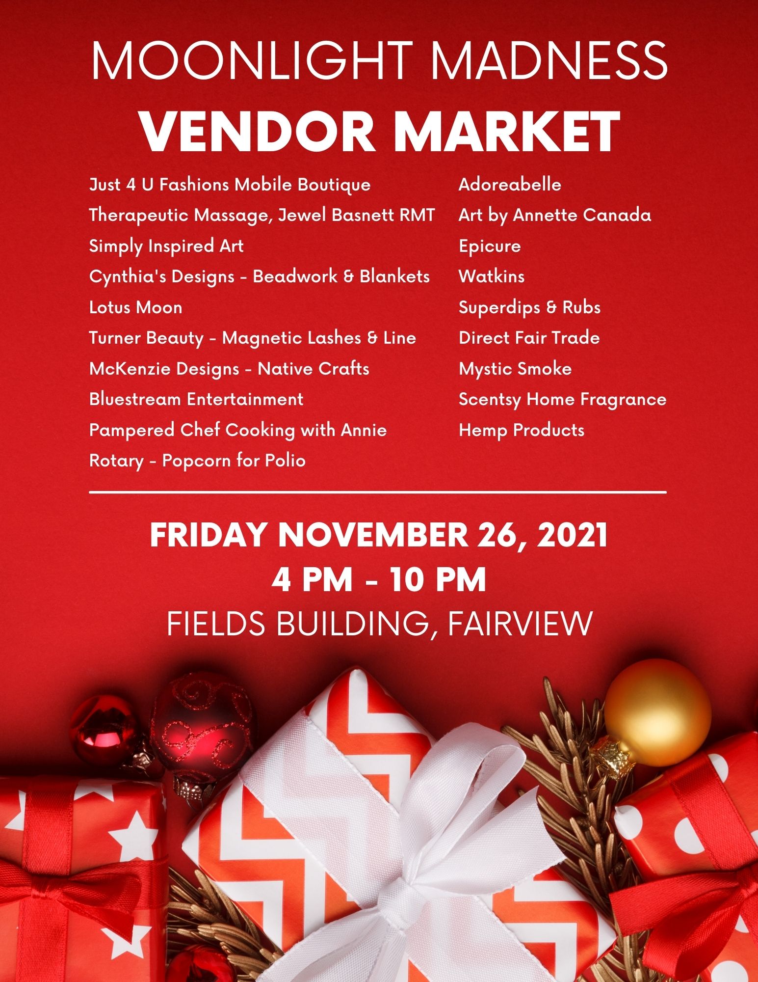 Moonlight Madness 2021 – Fairview & District Chamber of Commerce